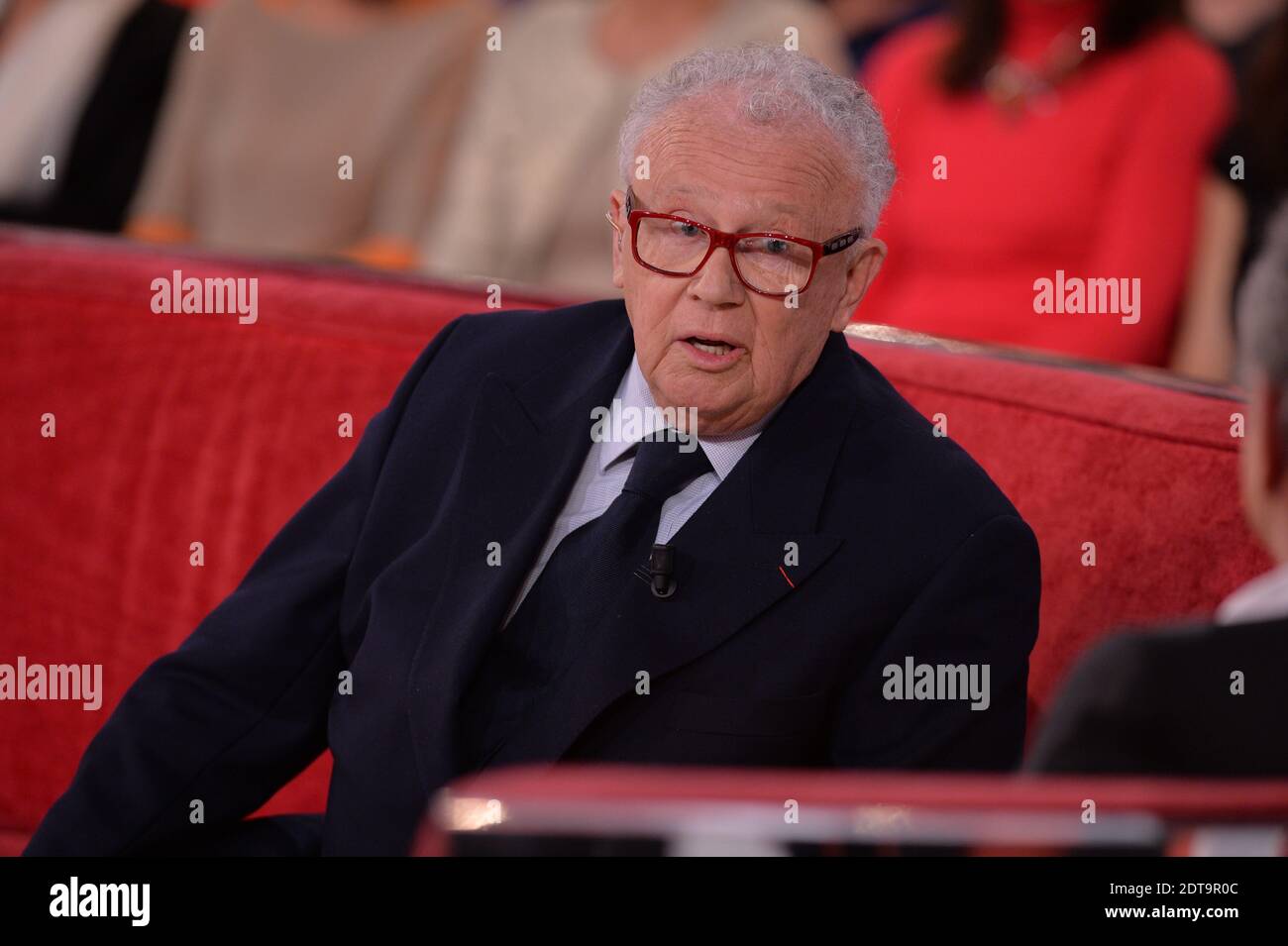 Philippe Bouvard at the taping of Vivement Dimanche in Paris, France ...