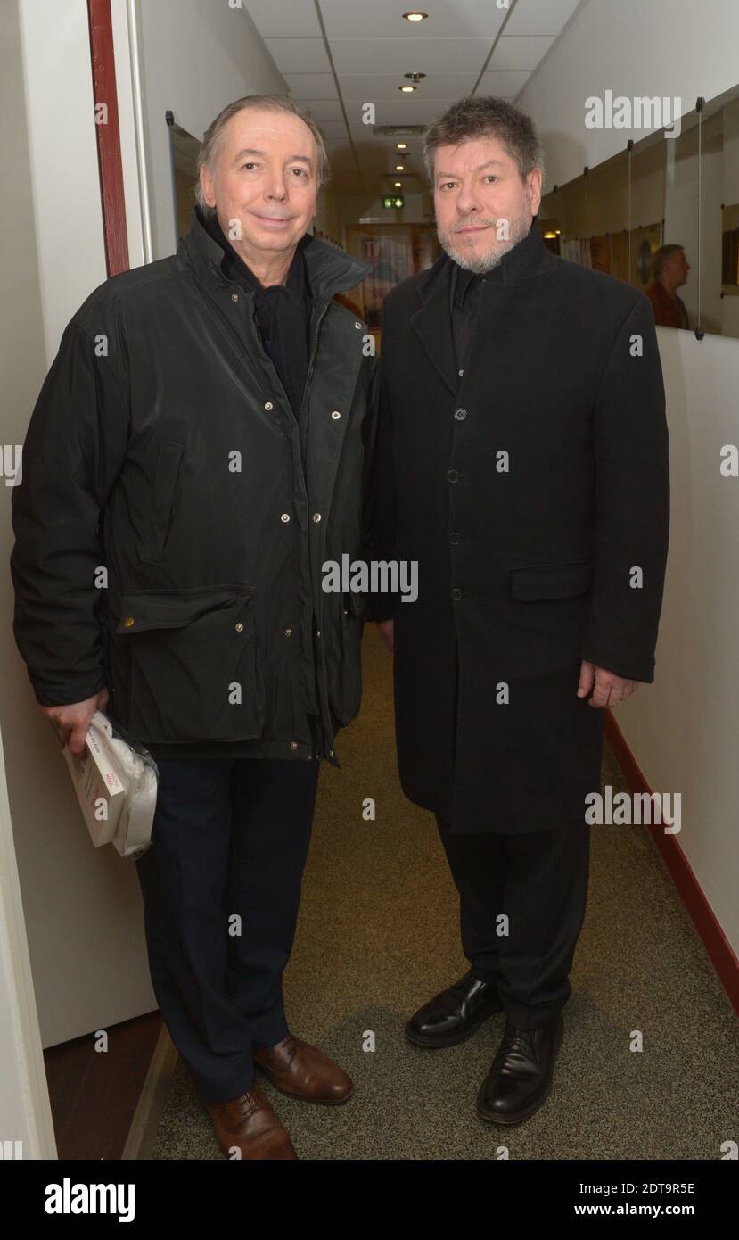 Philippe Chevalier and Regis Laspales at the taping of Vivement ...