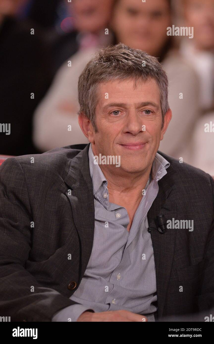 Stephane Hillel at the taping of Vivement Dimanche on January 22, 2014 ...