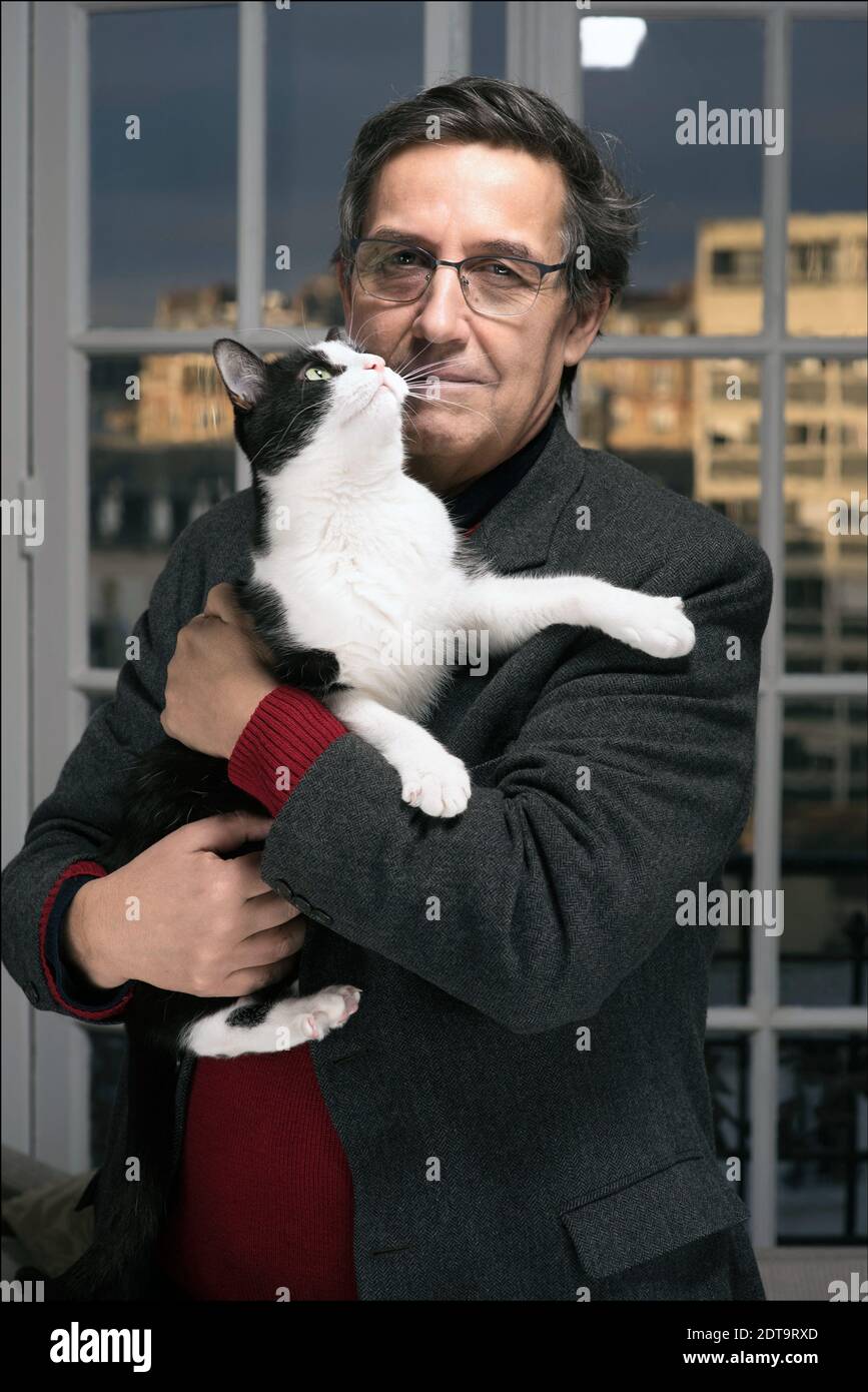 French historian Emmanuel Todd during photos session in Paris, France ...