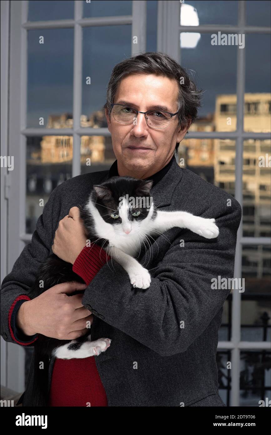 French historian Emmanuel Todd during photos session in Paris, France ...