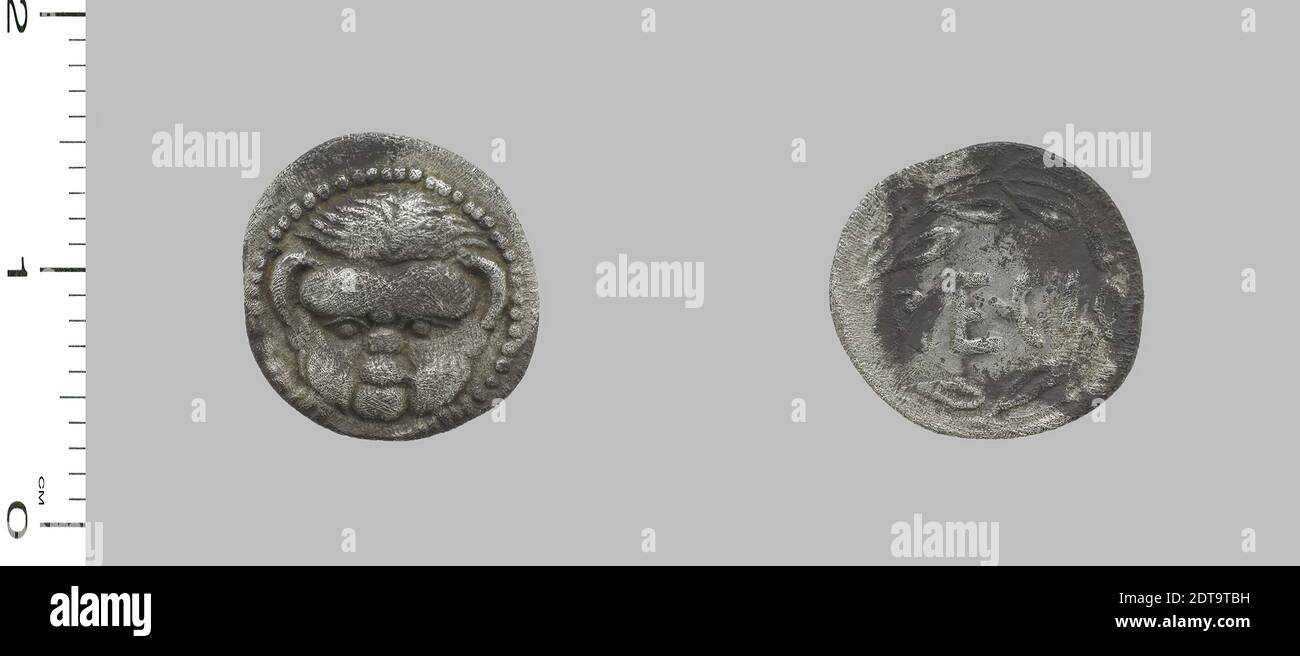 Mint: Rhegium, 1 Litra from Rhegium, 450–445 B.C., Silver, 0.66 g, 4:00 ...