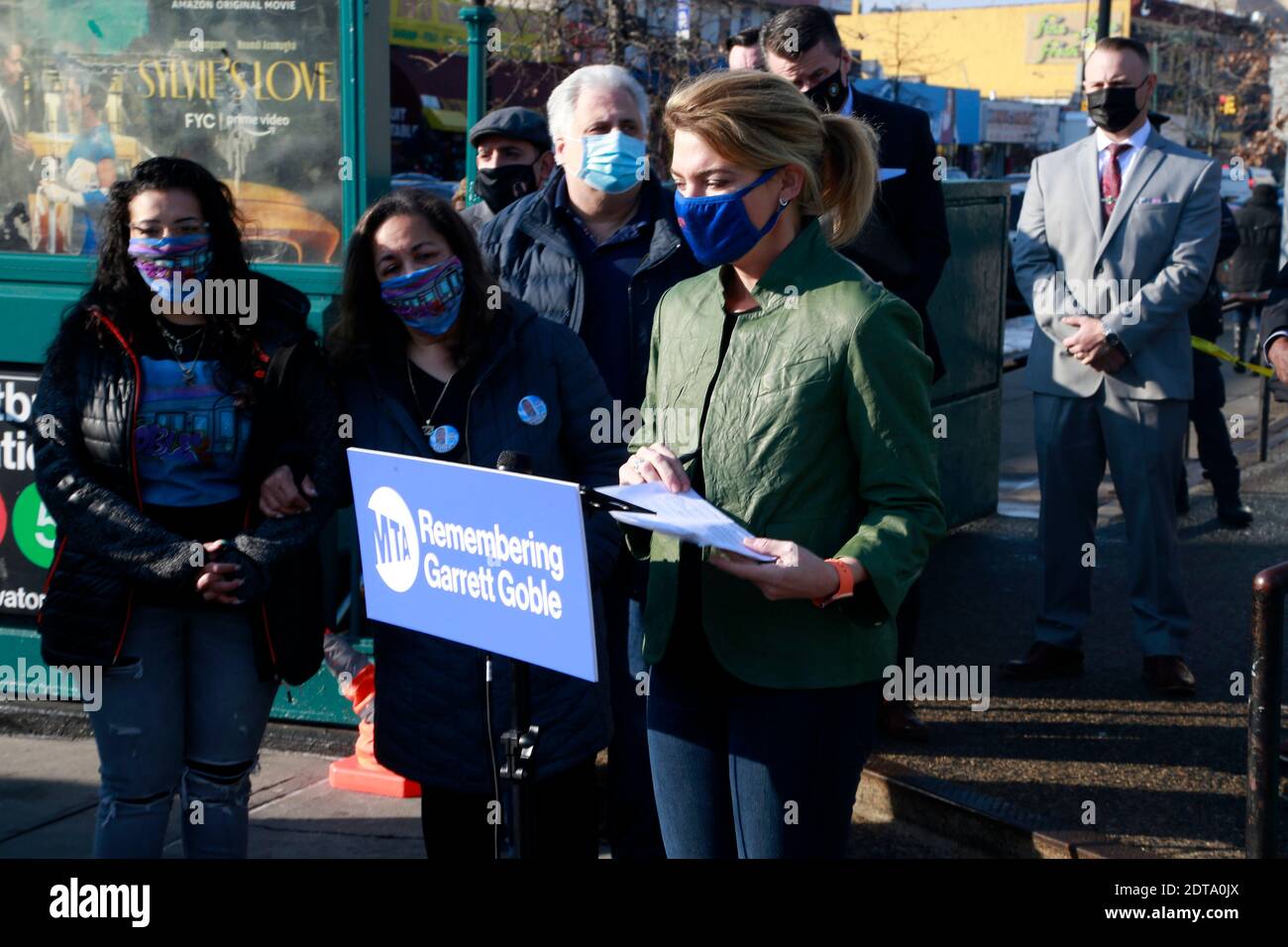 Brooklyn, NY, USA. 21st Dec, 2020. New York City Interim MTA Transit ...