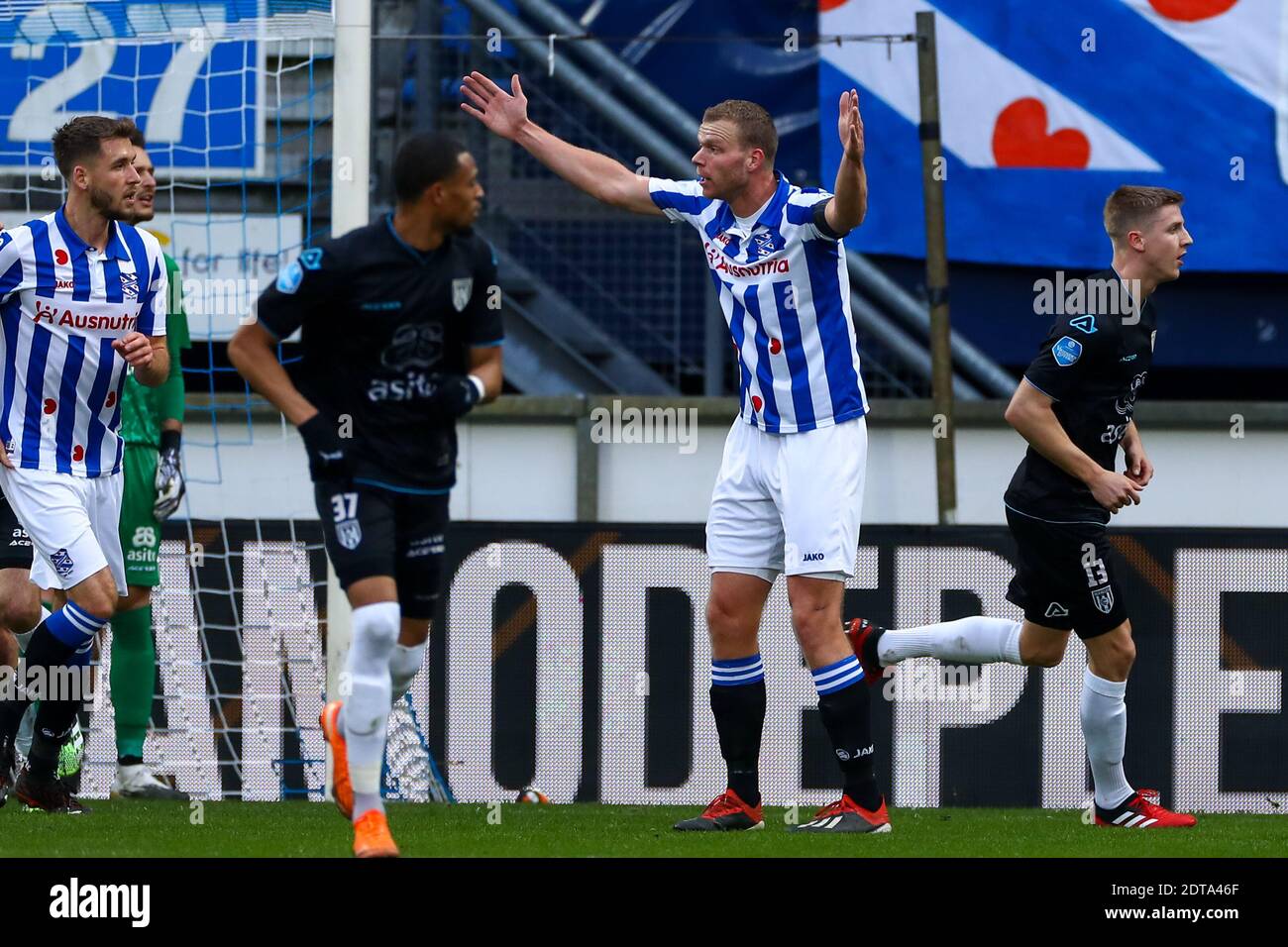 HEERENVEEN, NETHERLANDS - DECEMBER 20: L-R: Henk Veerman of SC ...
