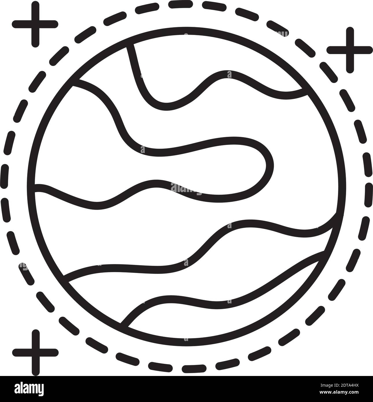 space planet line style icon Stock Vector Image & Art - Alamy