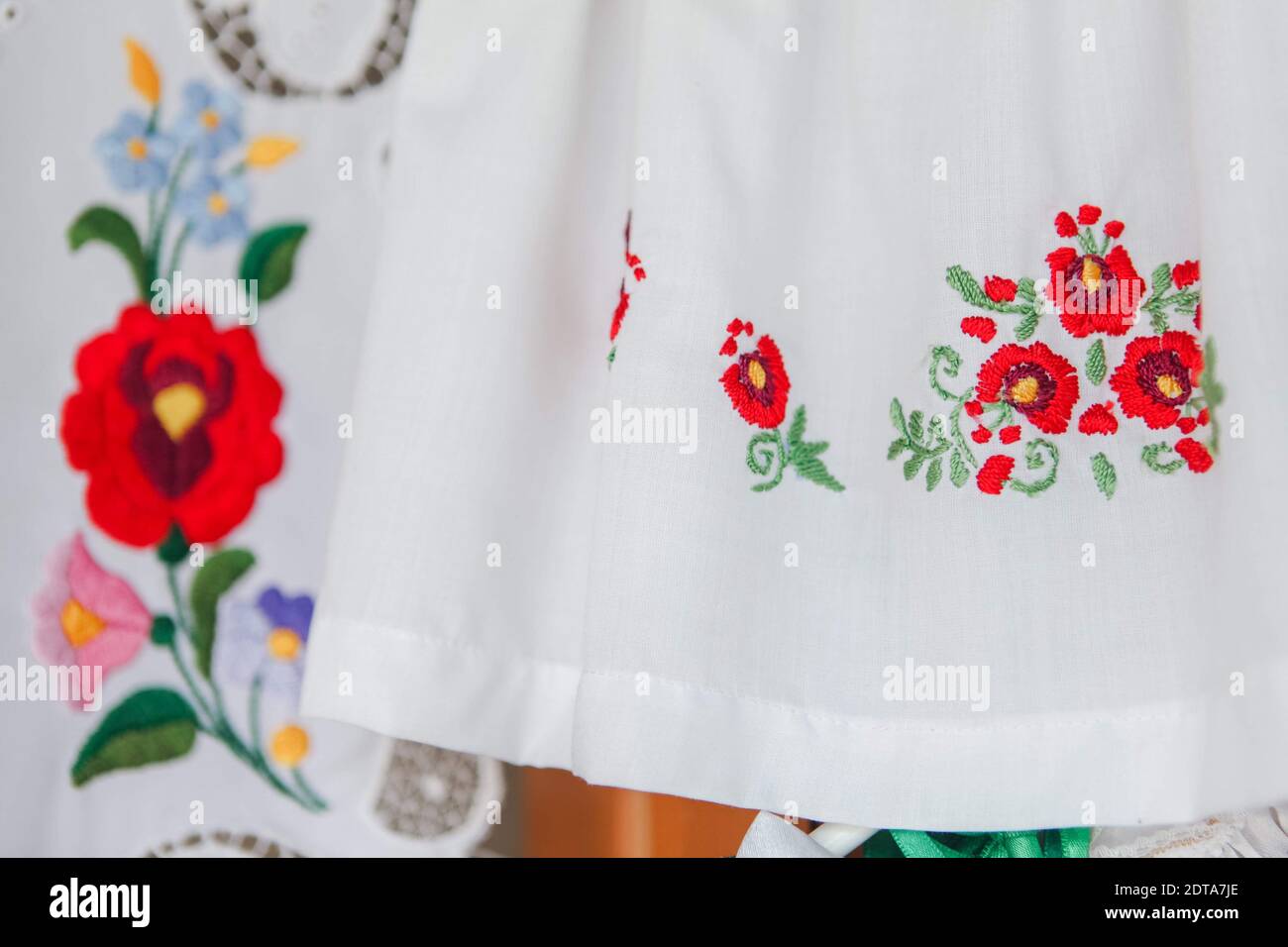 Embroidery pattern close up hi-res stock photography and images - Alamy