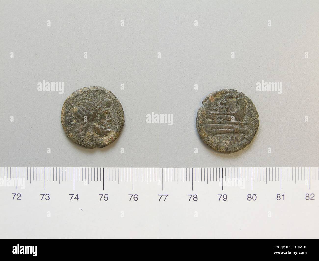 Mint: Rome, 1 Semis from Rome, 91 B.C., Copper, 5.61 g, 9:00, 21.5 mm ...