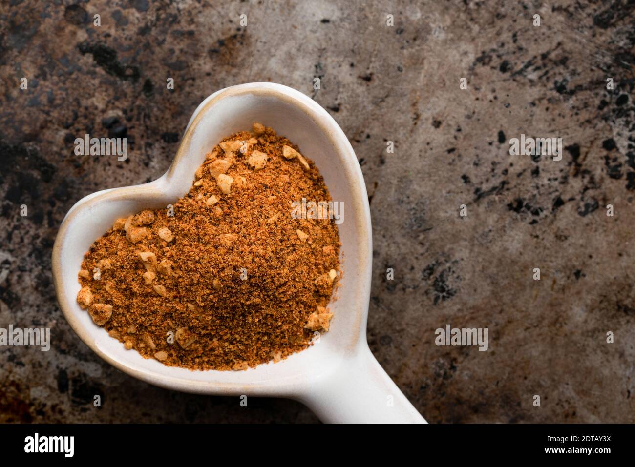 Taco Seasoning on a Heart Shaped Spoon Stock Photo - Alamy