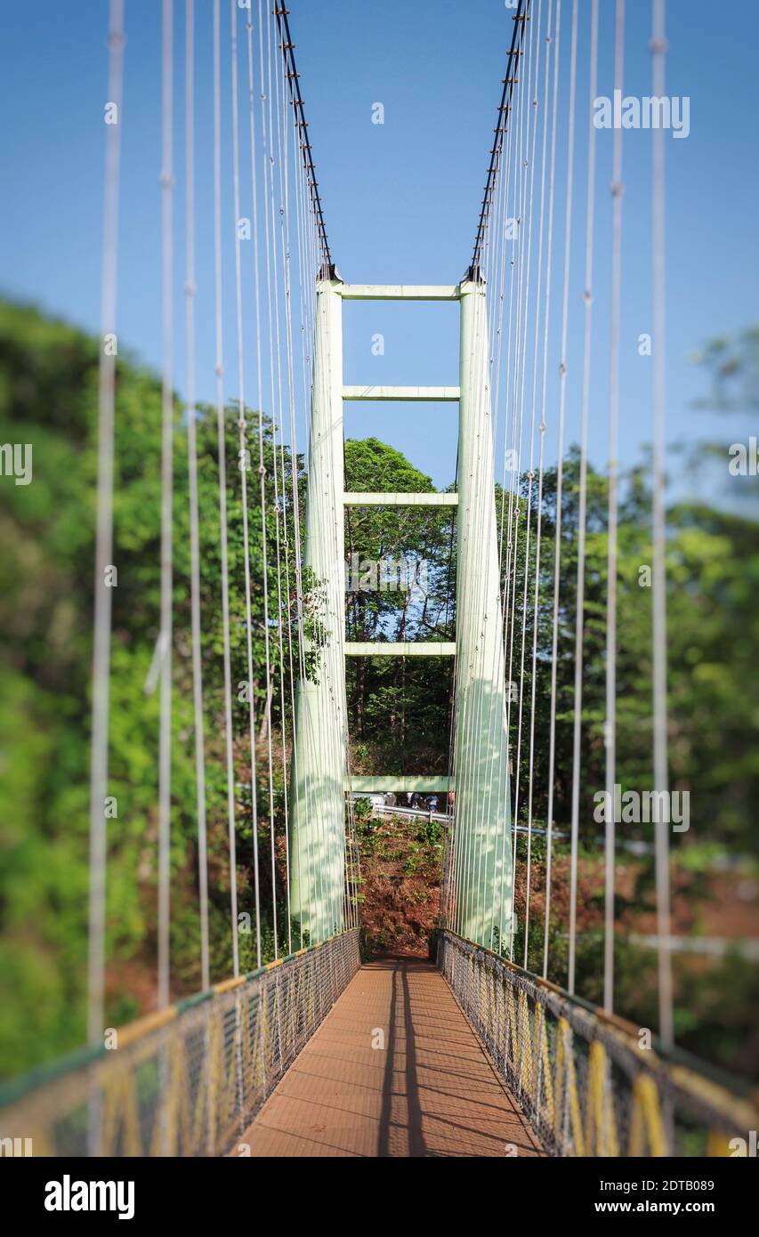 Suspension Hanging Bridge Stock Photo - Alamy