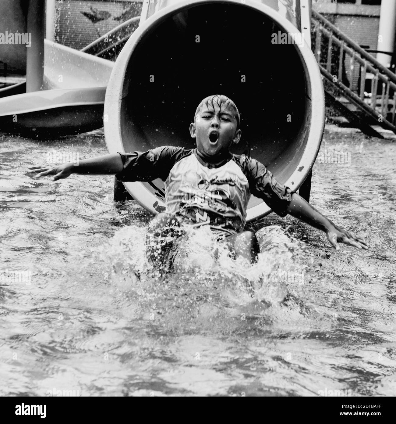 Water Slide Clip Art Black And White