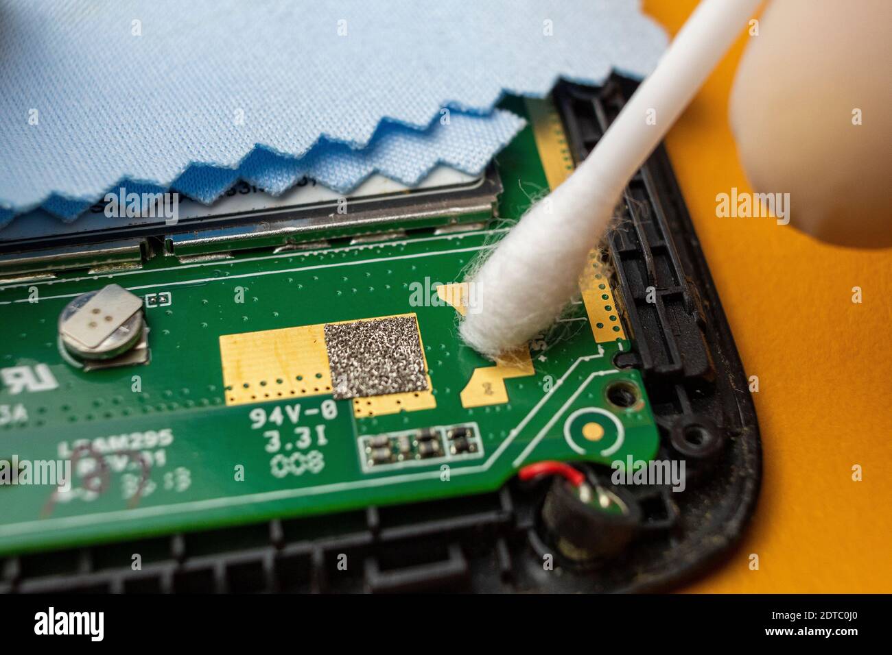 Mobile phone repair. Background and copy space Stock Photo - Alamy