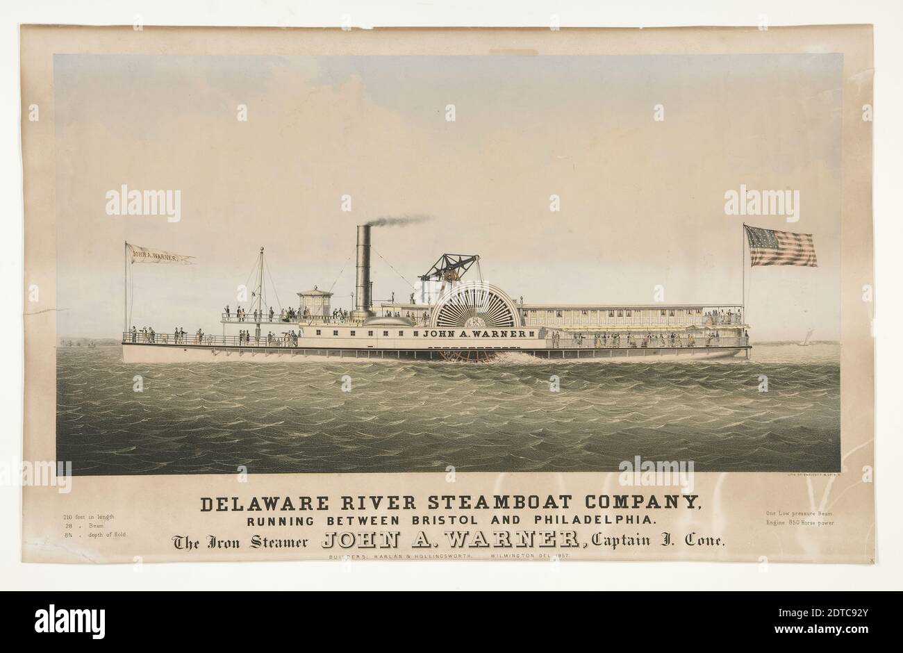 Steamboat river 19th century hi-res stock photography and images - Alamy