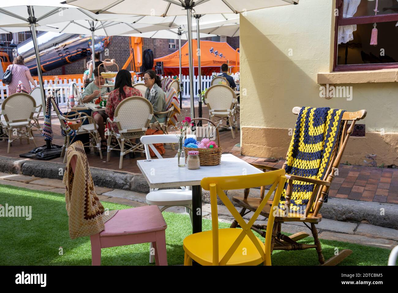 The Rocks historic area of Sydney and The Tea Cosy tea and coffee shop ...