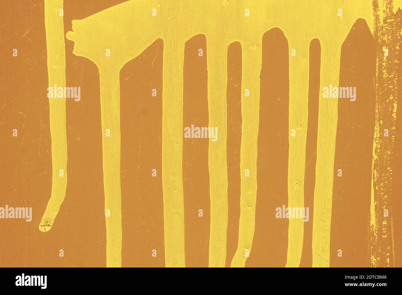 Rough grunge colorful paint dripping texture of wall Stock Photo - Alamy