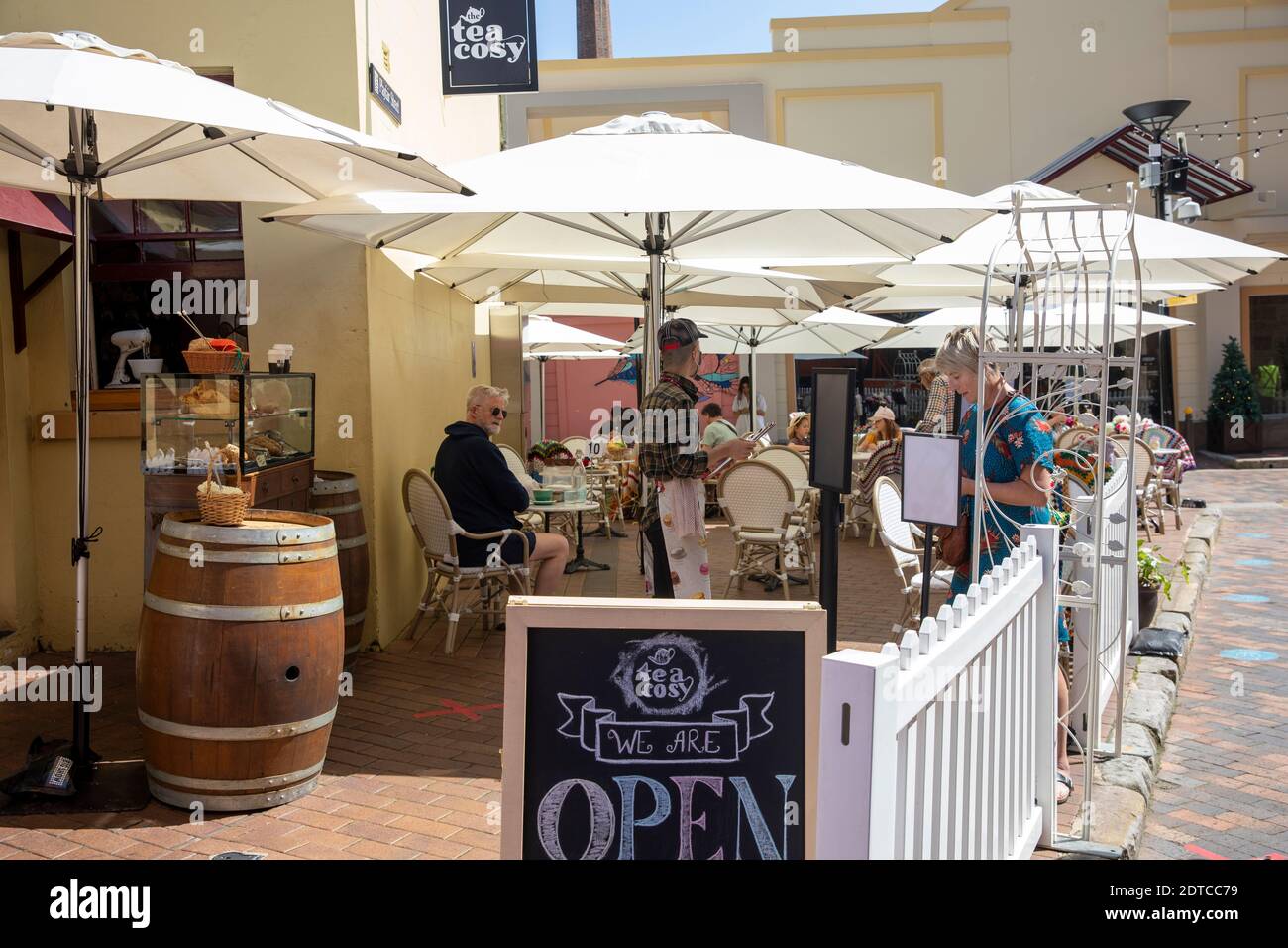 The Rocks historic area of Sydney and The Tea Cosy tea and coffee shop ...