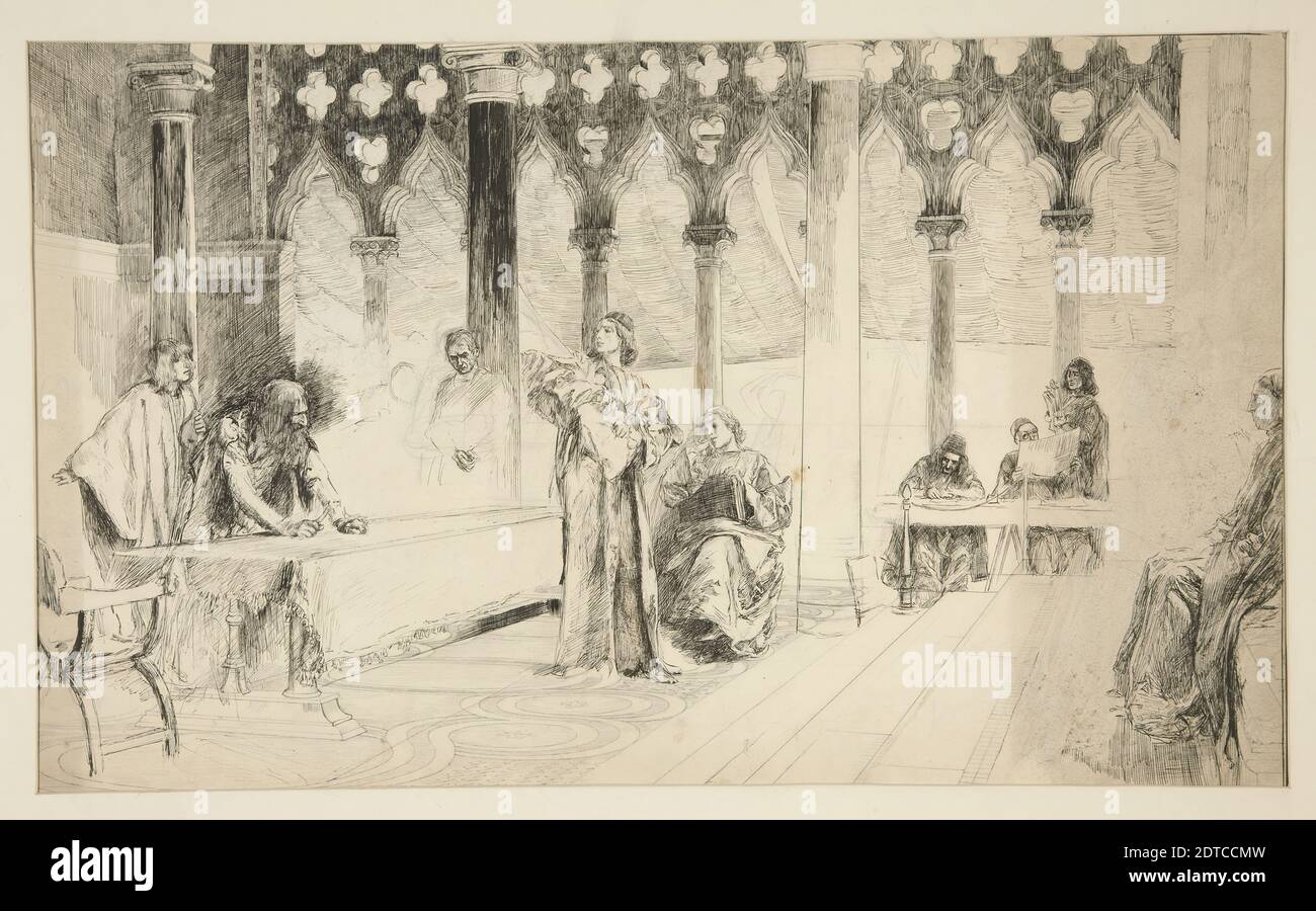 Artist: Edwin Austin Abbey, American, 1852–1911, M.A., 1897, Trial ...