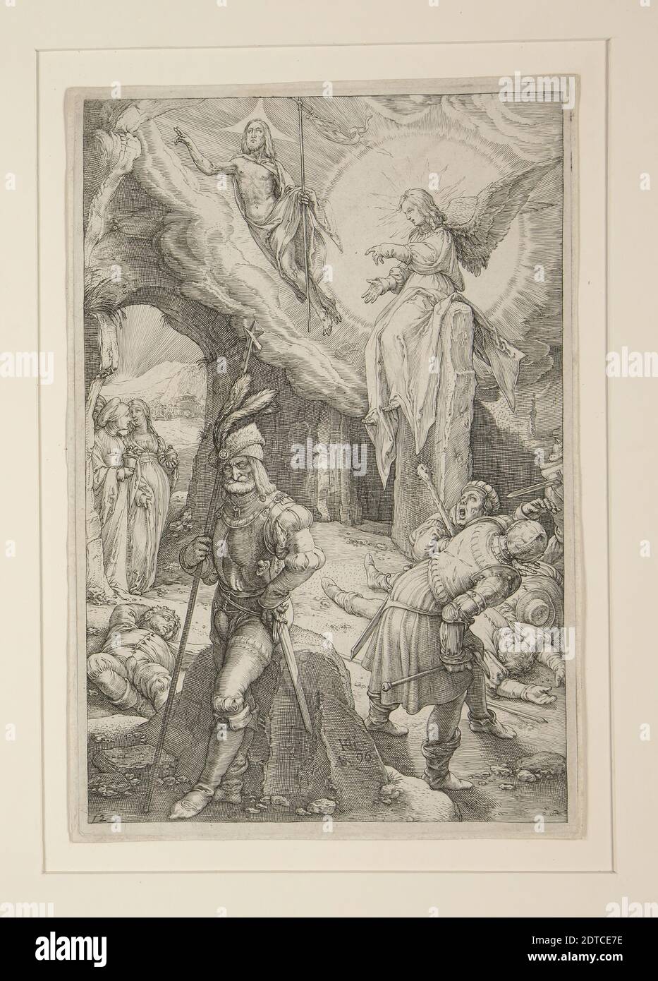 Artist: Hendrick Goltzius, Dutch, 1558–1617, The Resurrection, from The ...