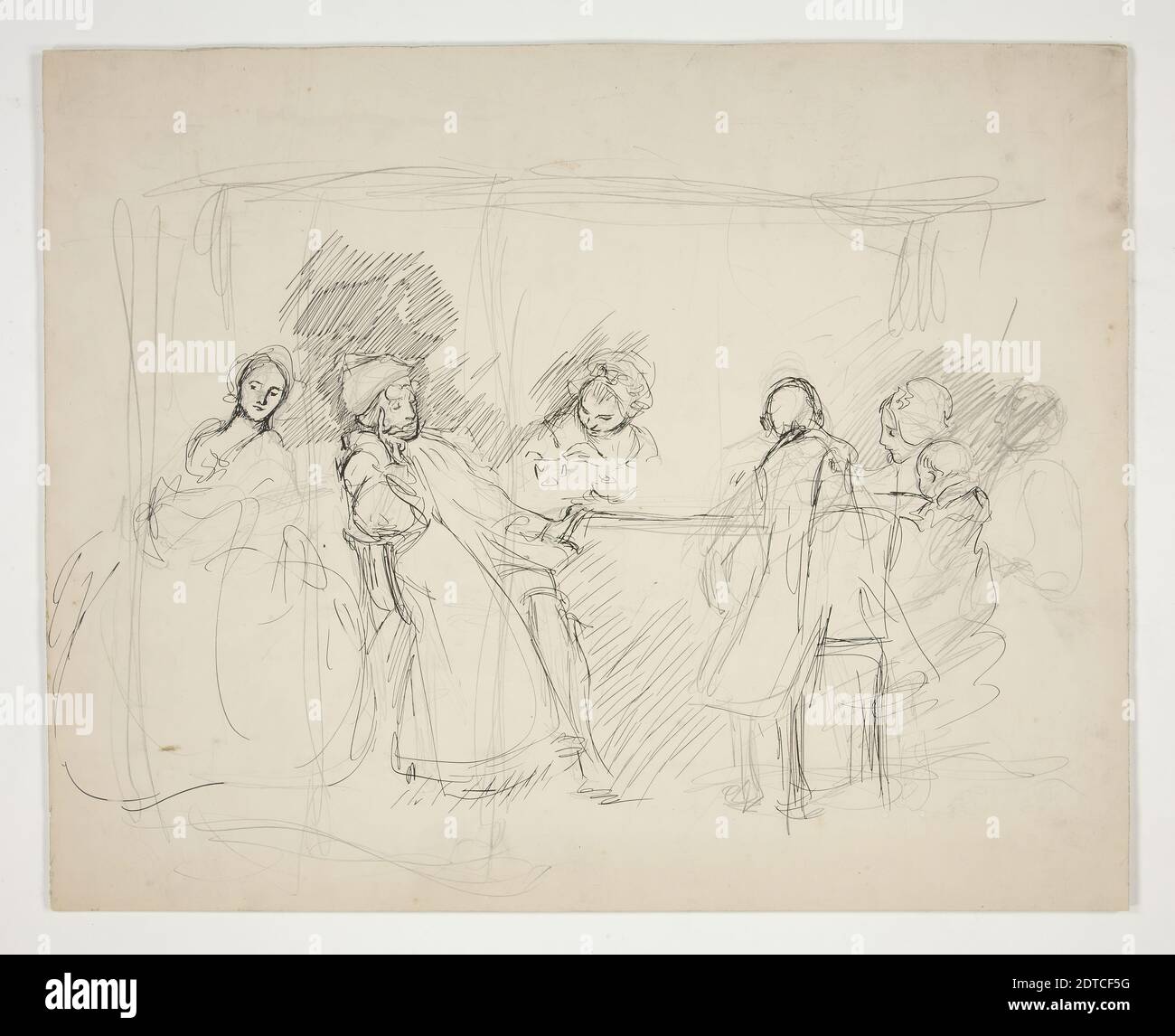 Artist: Edwin Austin Abbey, American, 1852–1911, M.A., 1897, Sketch of ...