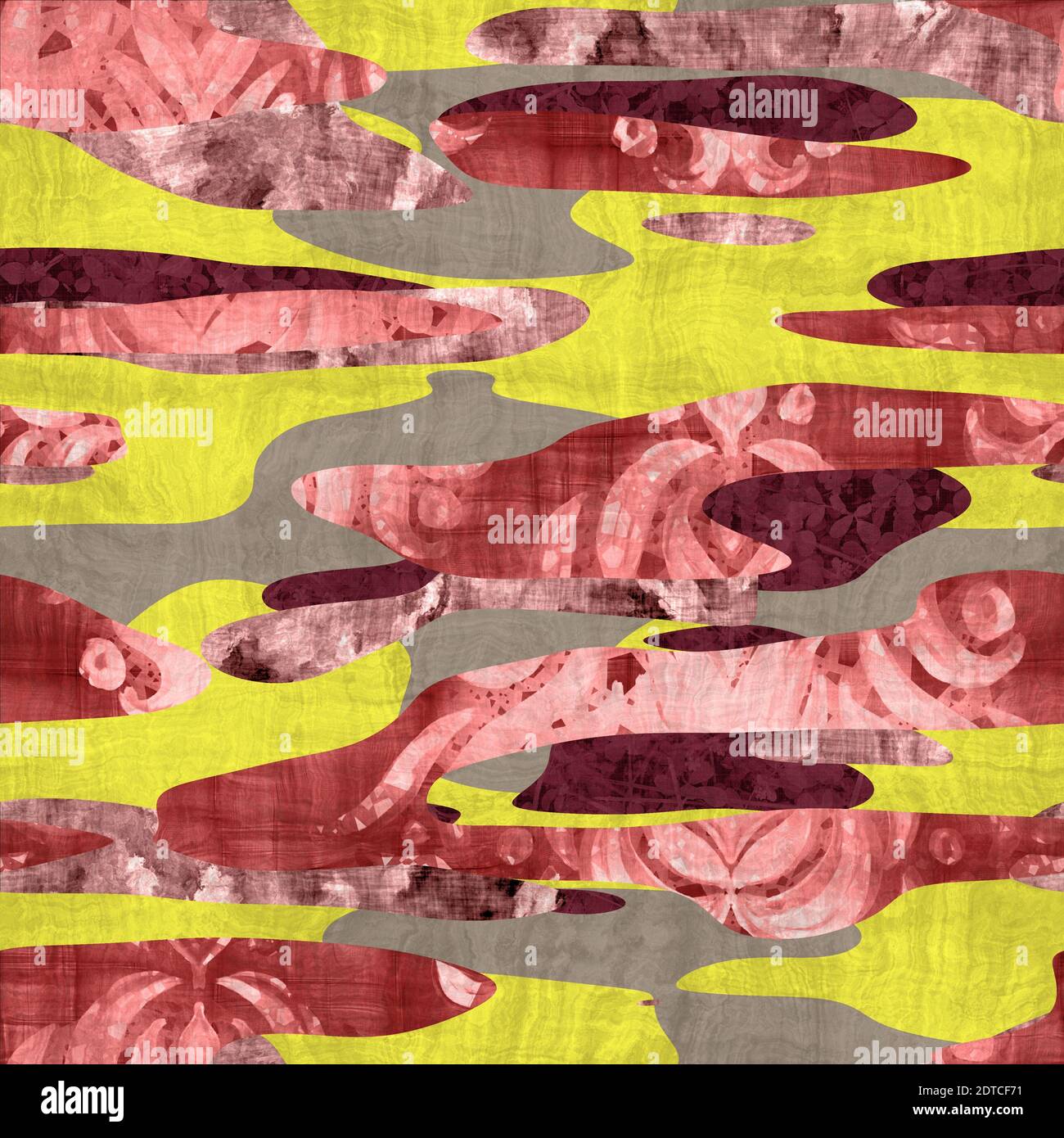 Seamless collage in camo shapes vivid montage Stock Photo - Alamy