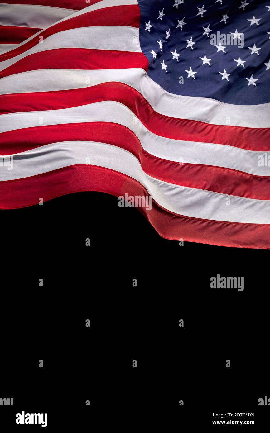 Studio shot of American flag Stock Photo - Alamy