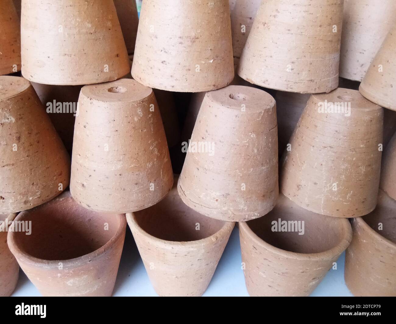 Clay Pots Upside Down High Resolution Stock Photography and Images - Alamy