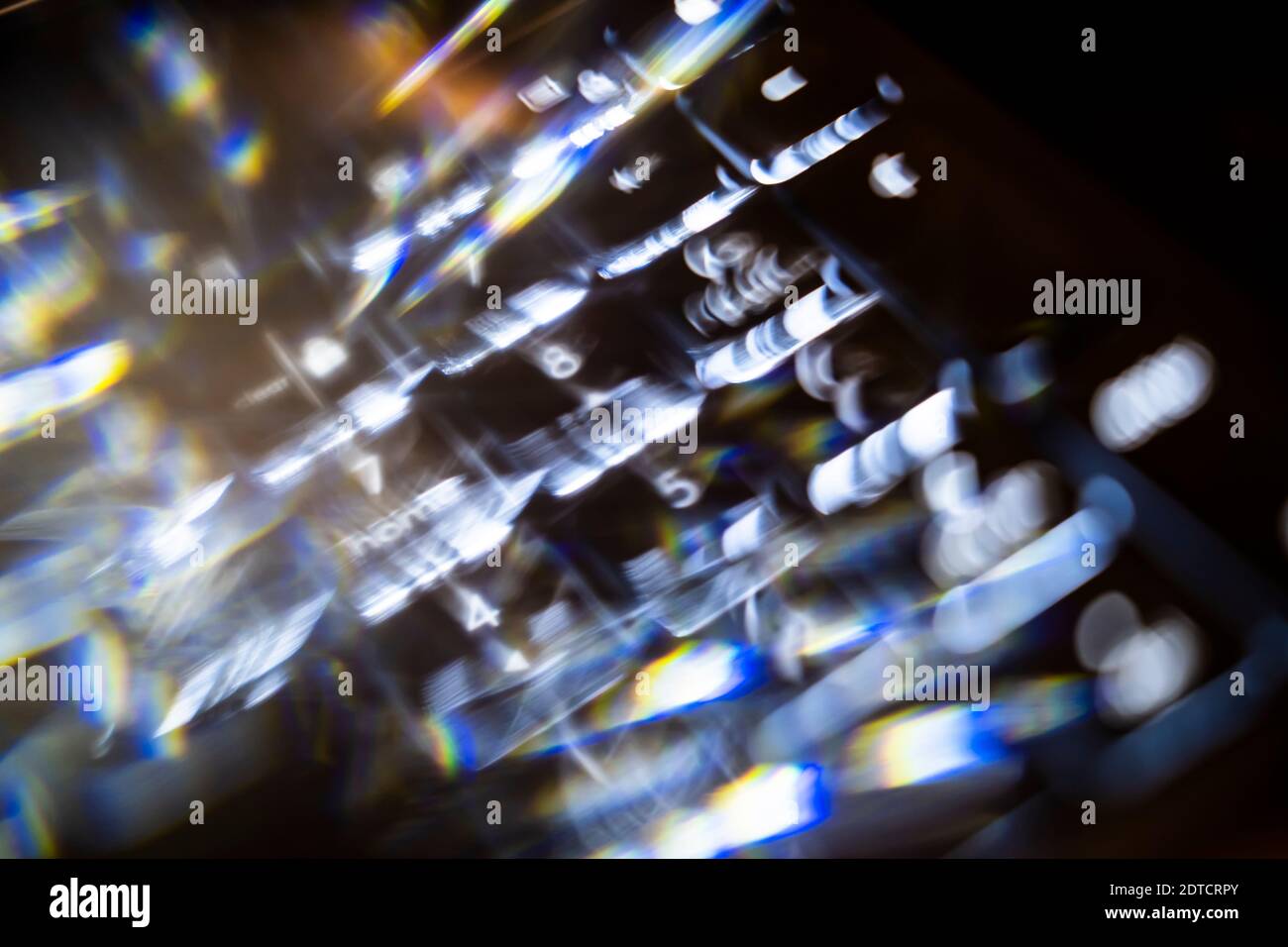 Close-up of blurred computer keyboard Stock Photo - Alamy