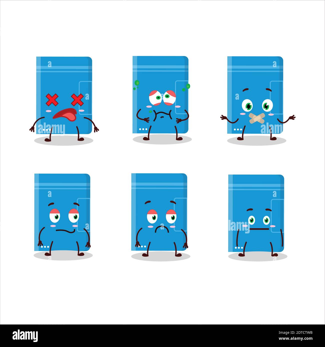 Power bank cartoon character with nope expression. Vector illustration ...