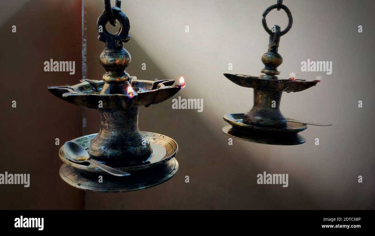 Hanging oil lamps hi-res stock photography and images - Alamy