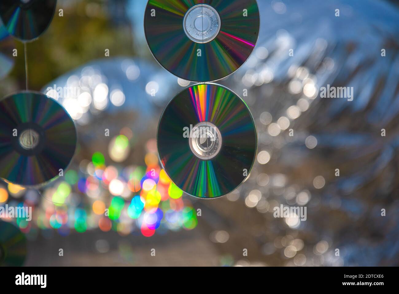 Hanging discs hi-res stock photography and images - Alamy