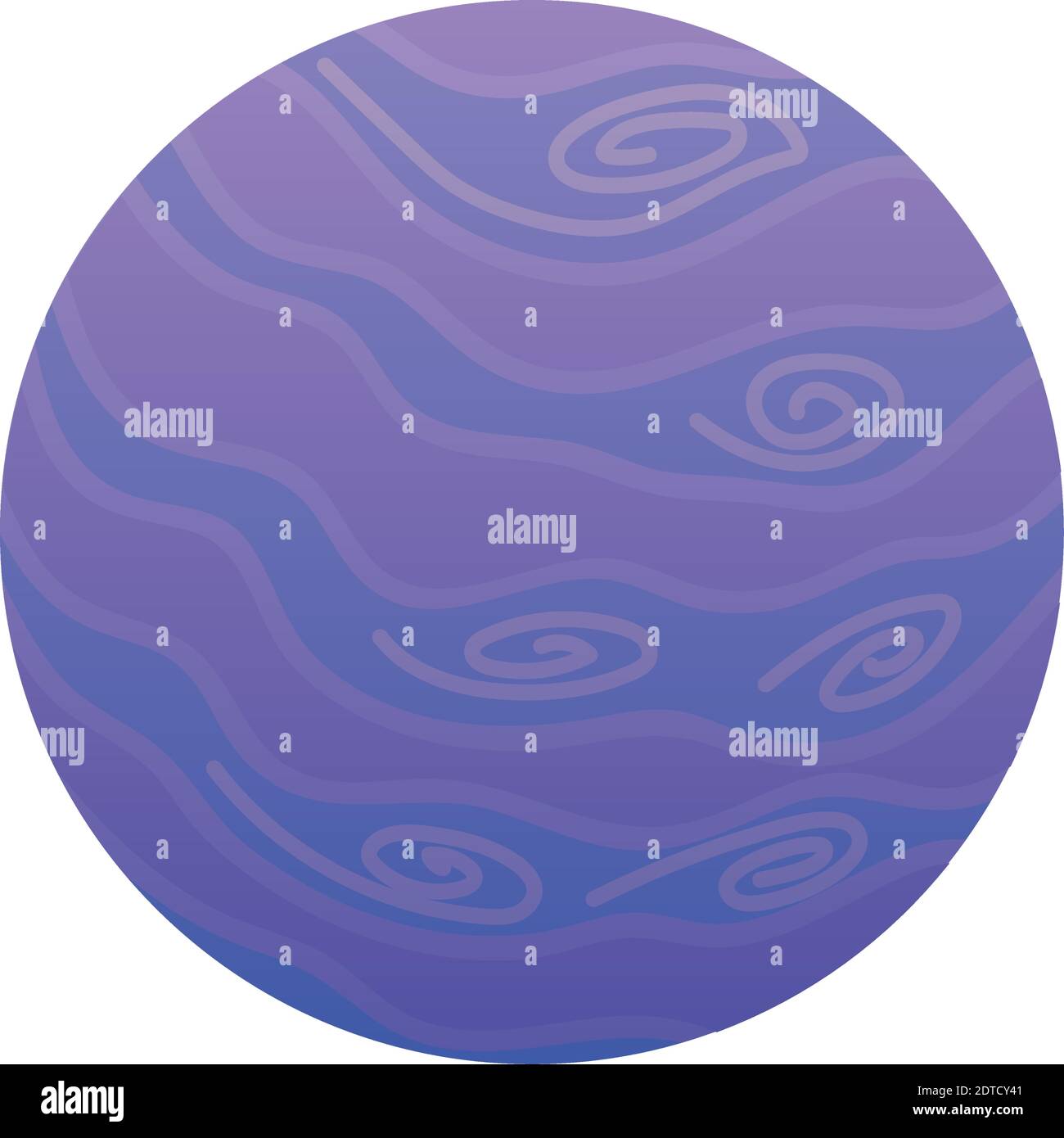 cute planet with purple lines and spots Stock Vector Image & Art - Alamy