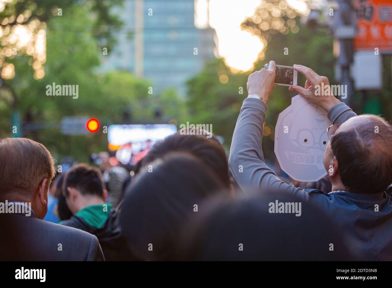 Taipei, MAR 20, 2014 - Event of the speical Sunflower Student Movement ...