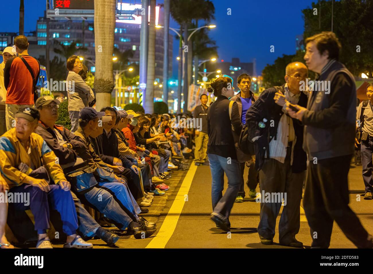 Taipei, MAR 20, 2014 - Event of the speical Sunflower Student Movement ...