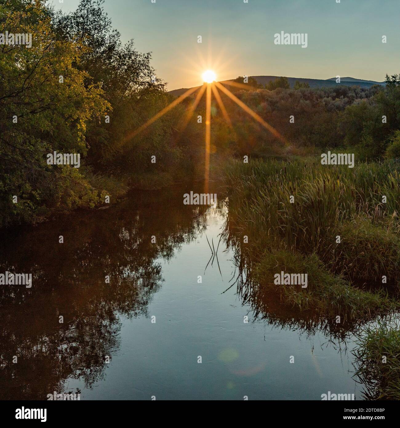 Lens flare at sunrise hi-res stock photography and images - Alamy