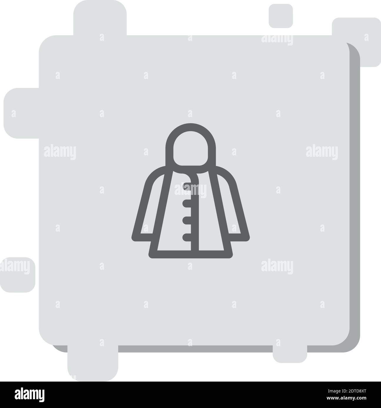raincoat vector icon modern simple vector illustration Stock Vector ...