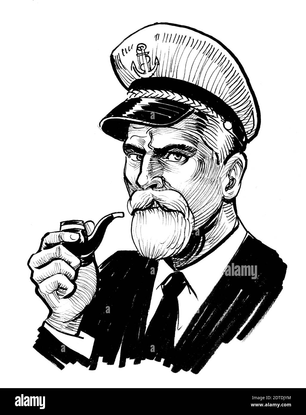 Pipe smoking captain hi-res stock photography and images - Alamy