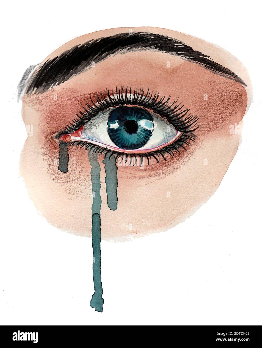 How To Draw Crying Eyes
