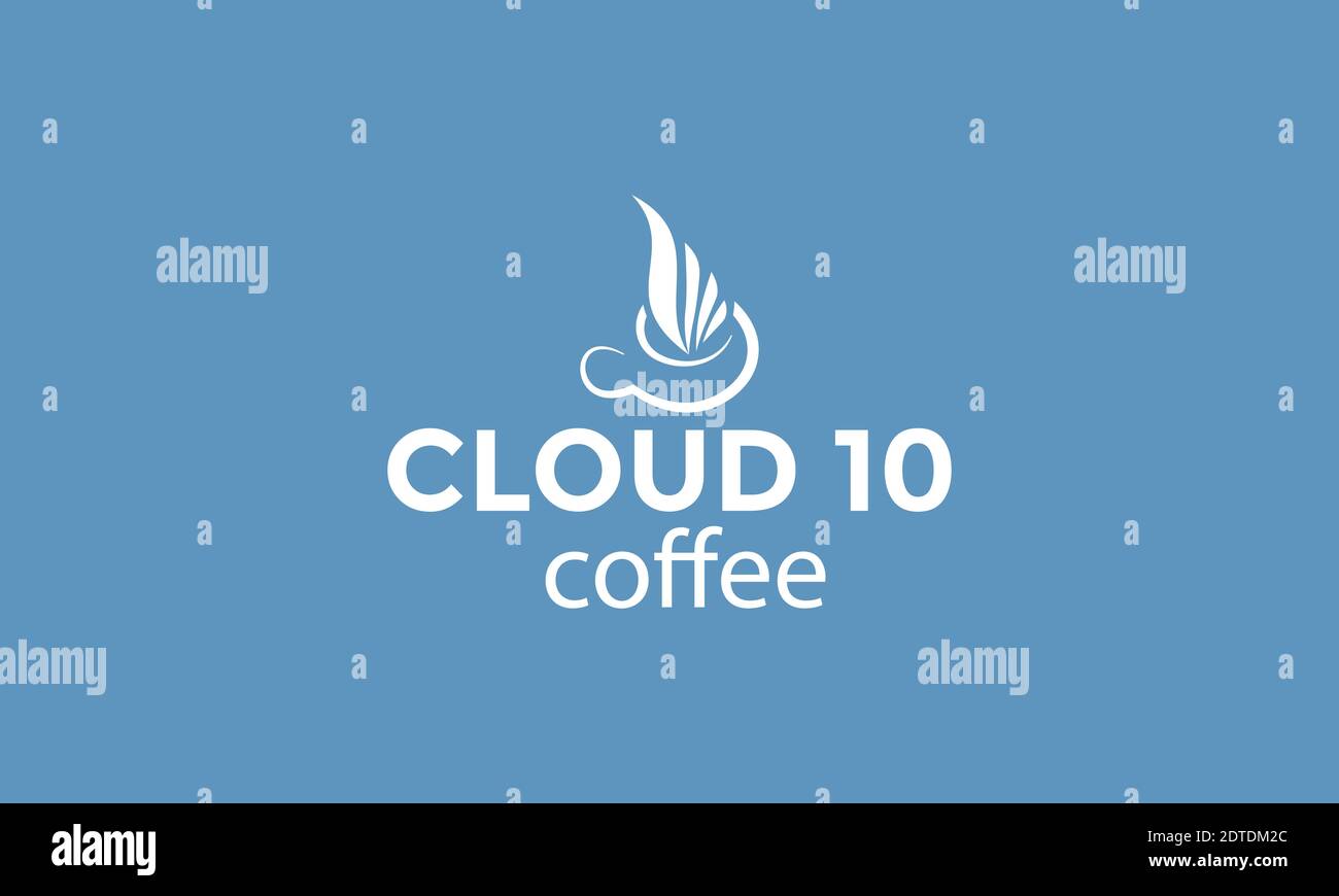 Set cup coffee logo Stock Vector Images - Alamy