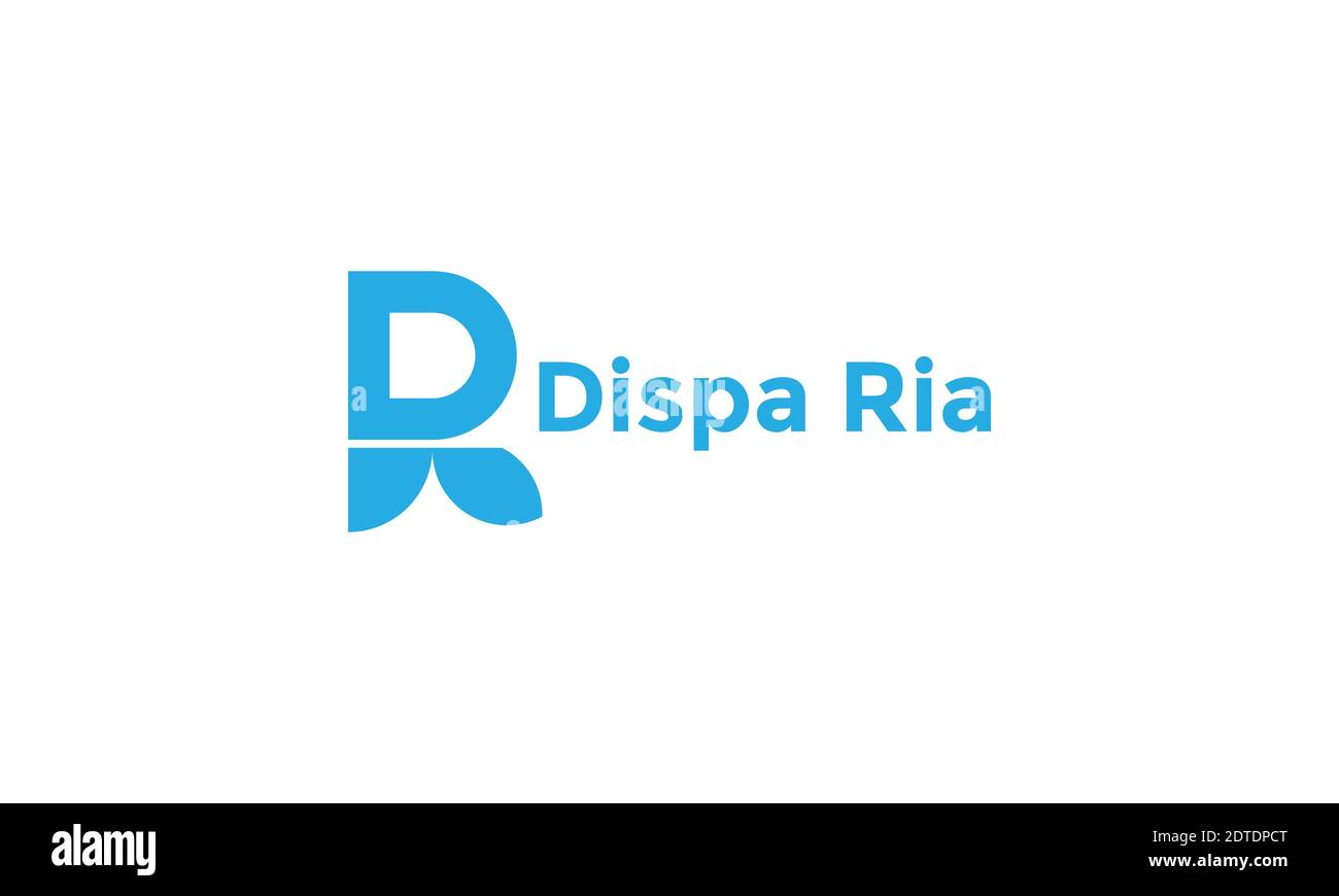 Dr logo design white Cut Out Stock Images & Pictures - Alamy