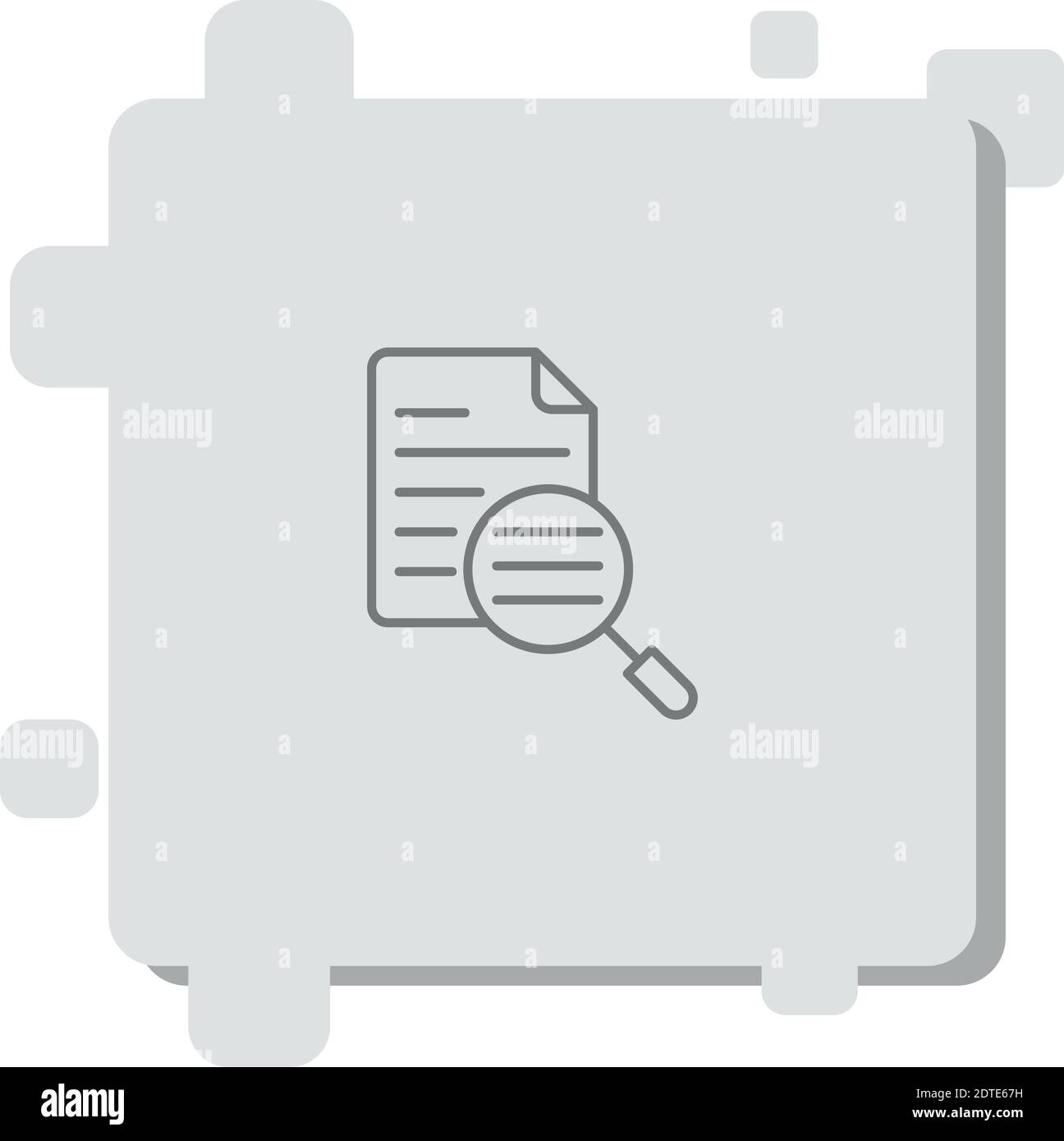 investigation vector icon modern simple vector illustration Stock ...