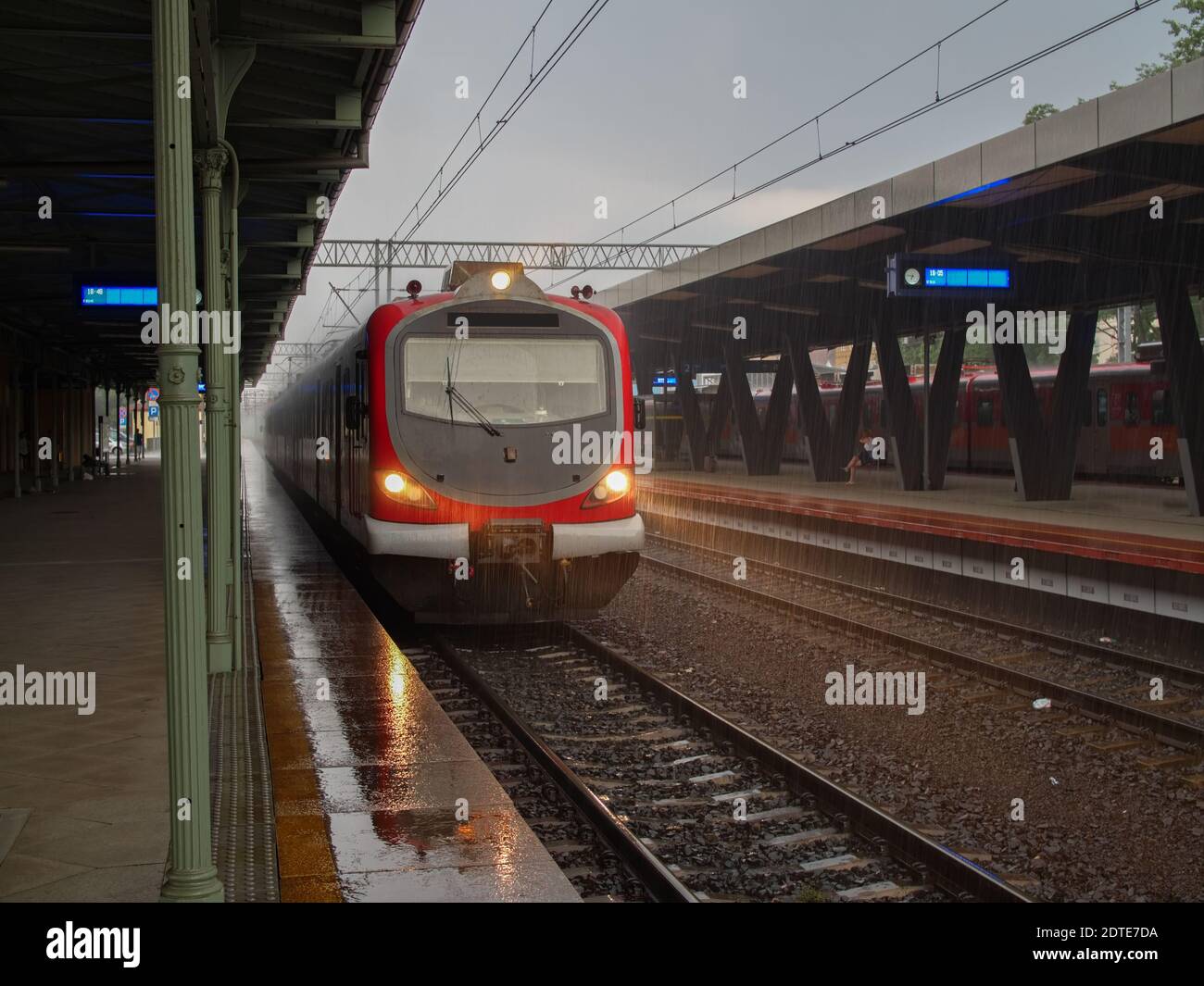 Rainy Day Train Station High Resolution Stock Photography and Images ...