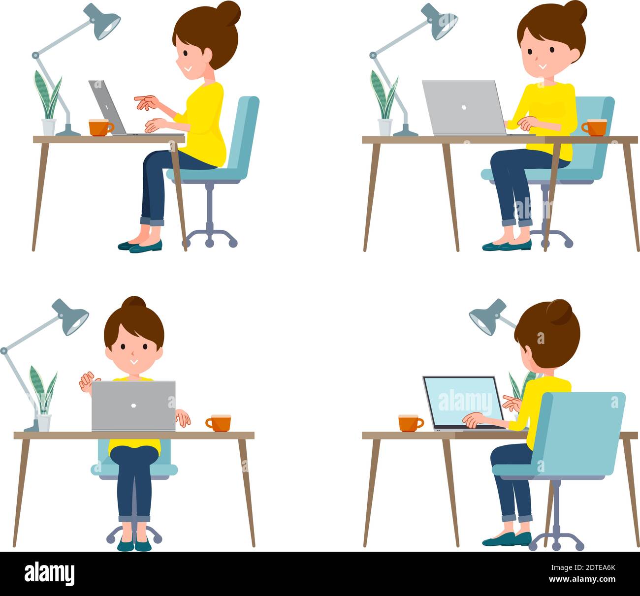 Diagonal from the back Stock Vector Images - Alamy