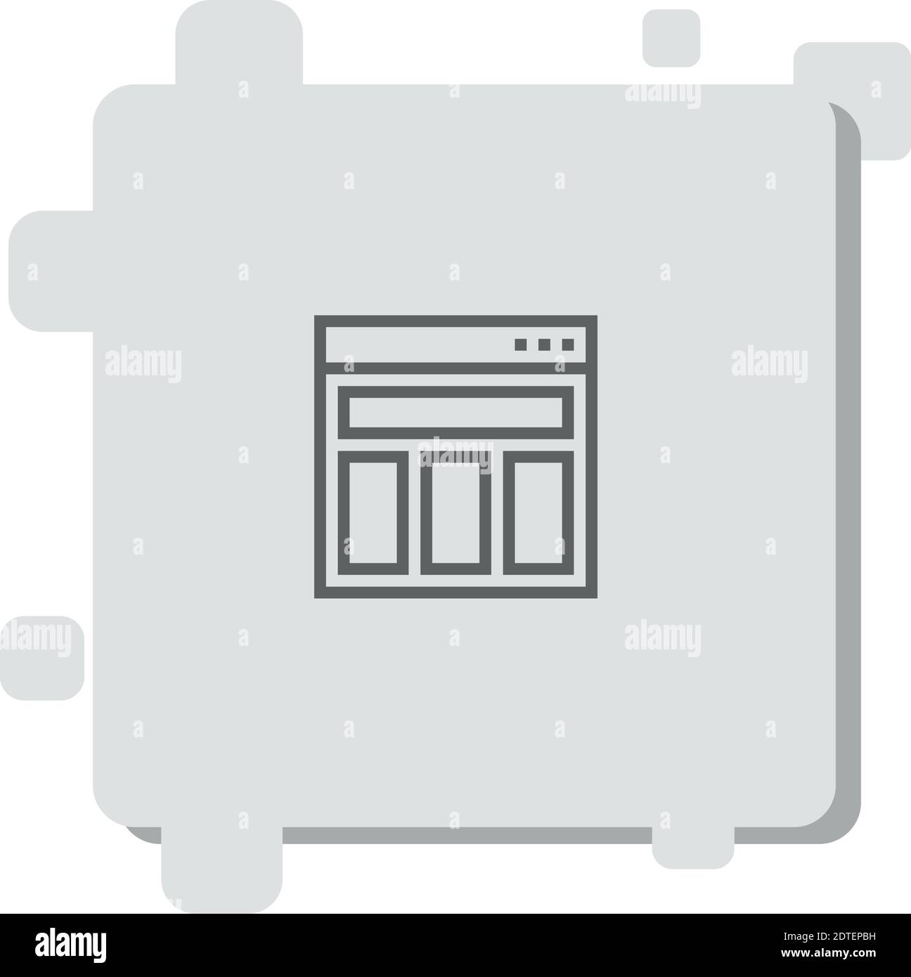layout vector icon modern simple vector illustration Stock Vector Image ...