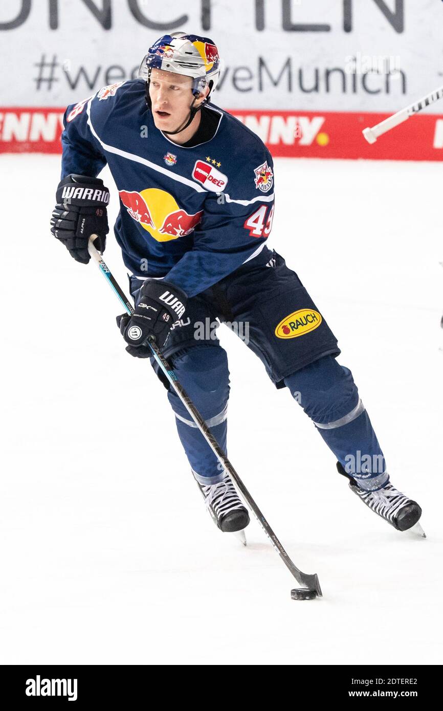 Munich, Germany. 20th Dec, 2020. Ice hockey: DEL, EHC Red Bull München ...