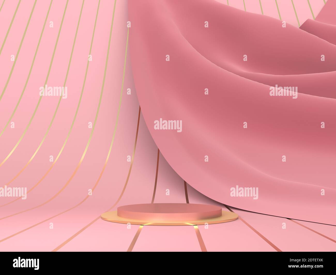 Scene with geometric shapes for product presentation. Minimalistic ...