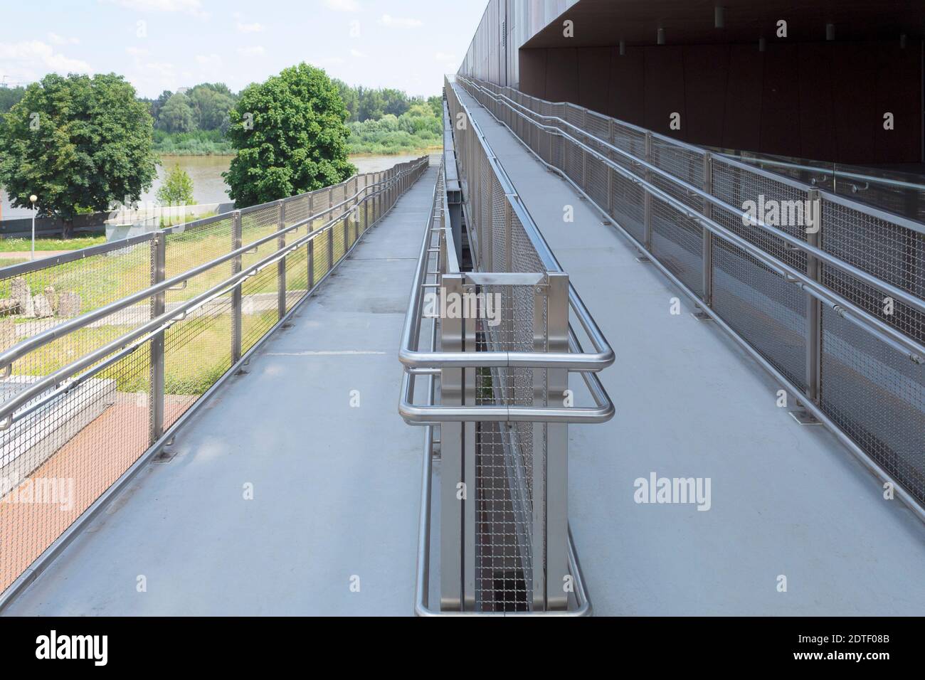 Long ramp for descent and ascent Stock Photo - Alamy