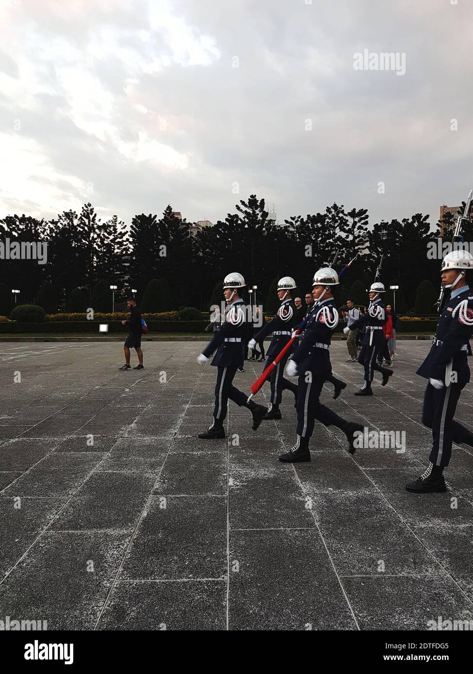 Police officers marching hi-res stock photography and images - Alamy