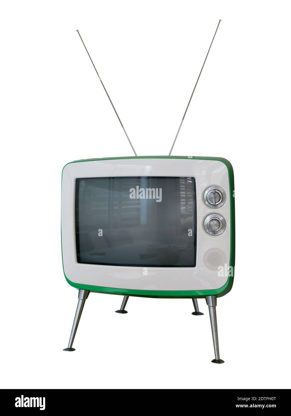 Retro tv set up Cut Out Stock Images & Pictures - Alamy