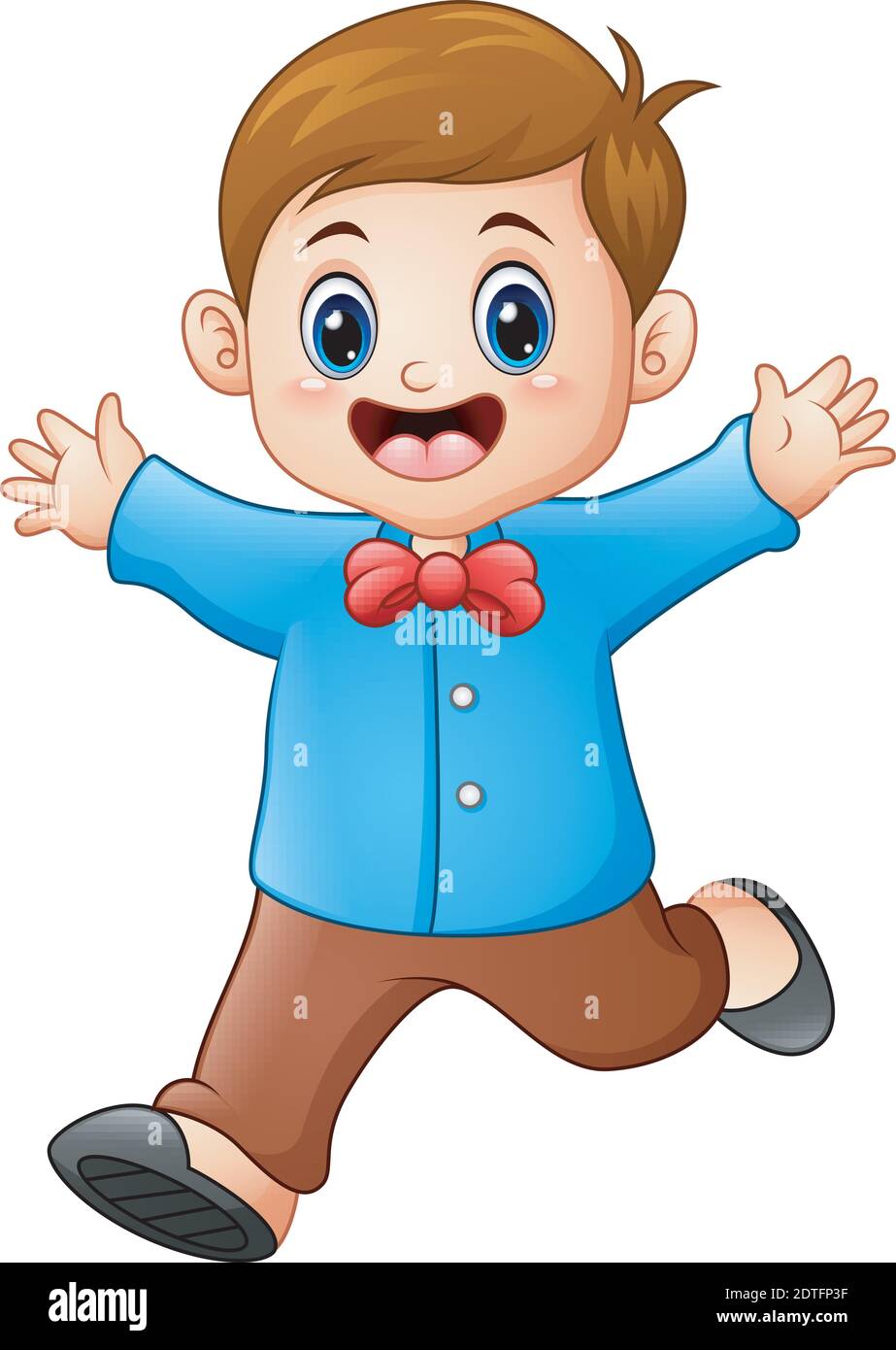 Vector illustration of Happy boy cartoon Stock Vector Image & Art - Alamy