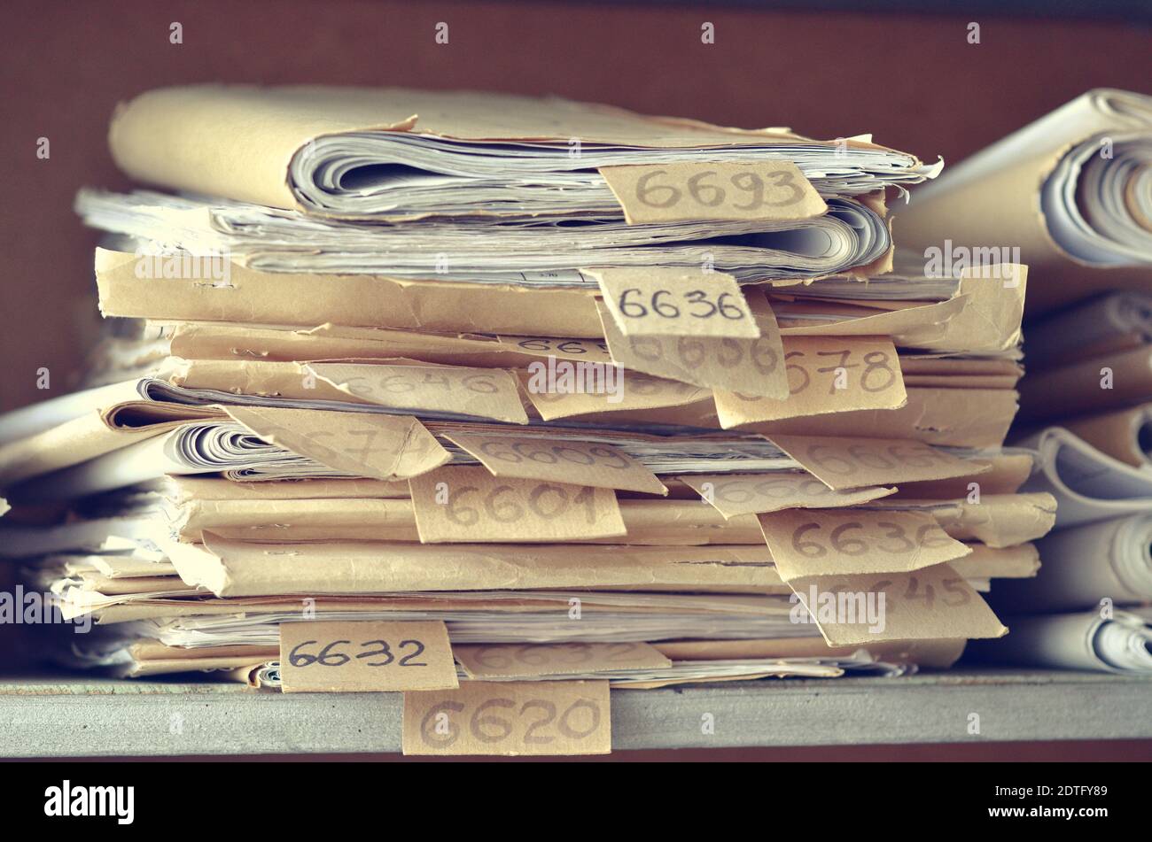 Color file labels hi-res stock photography and images - Alamy