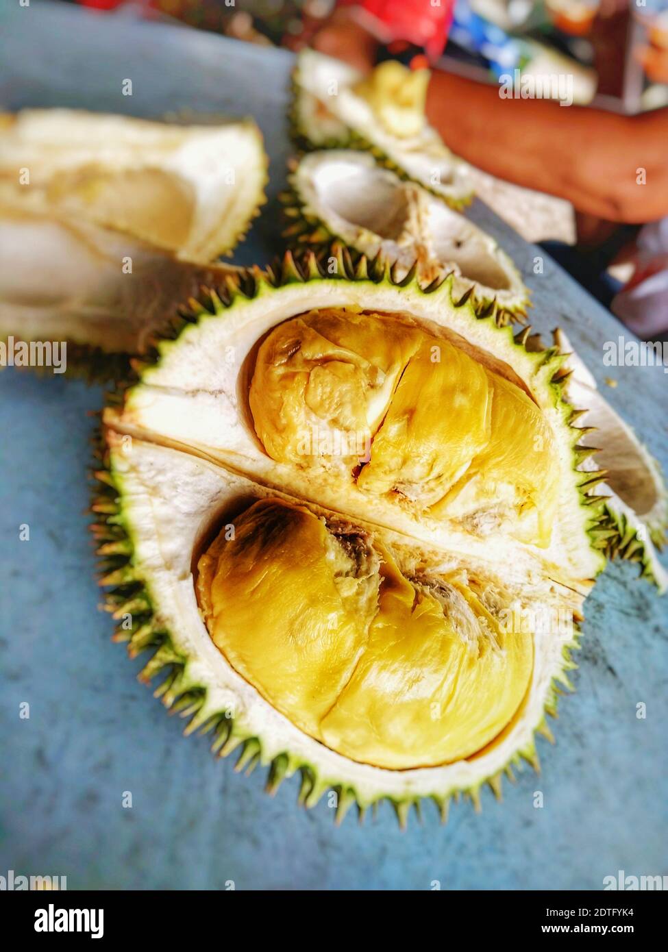 Cross Section The Fruit The Durian High Resolution Stock Photography ...